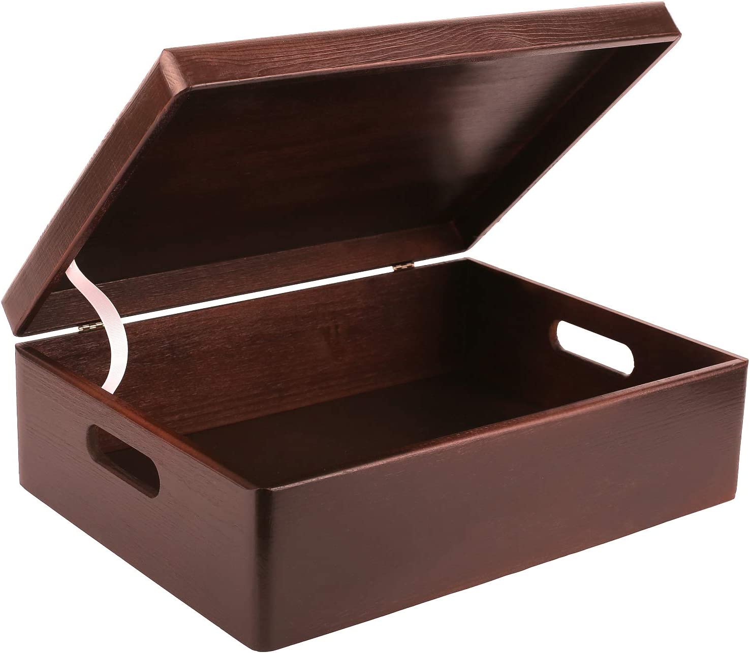 Wooden box storage box pine wood storage box with hinge file box wooden ...